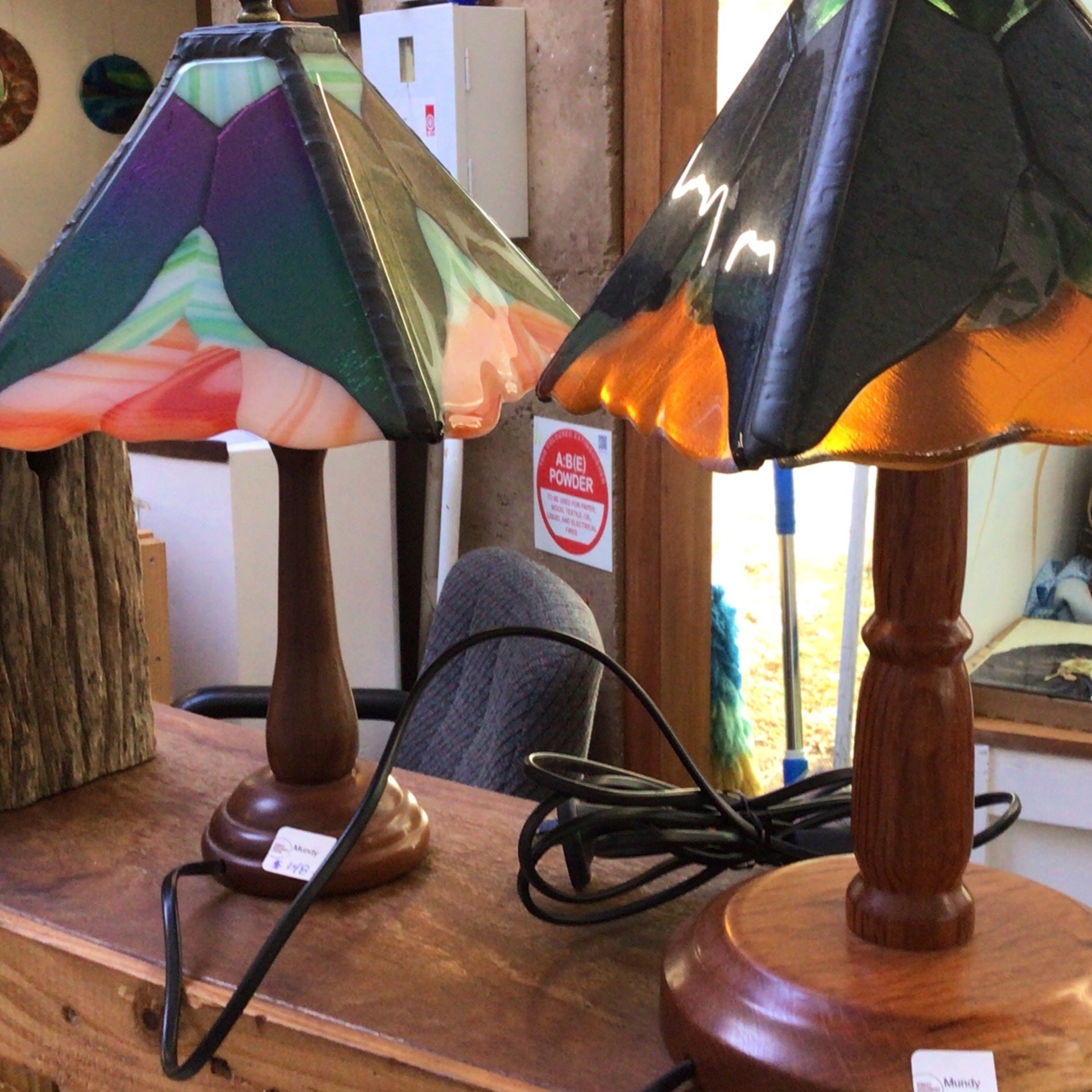 Glass Turned Lamps | The Forest Discovery Centre Dwellingup WA